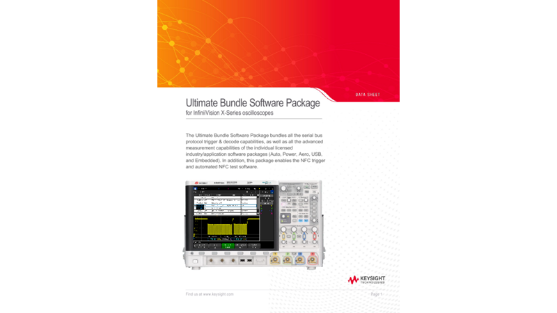 D3000BDLB Ultimate Software Bundle for the 3000A/T/G X-Series | Keysight